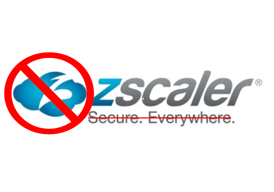 Get Rid Of Zscaler At Home